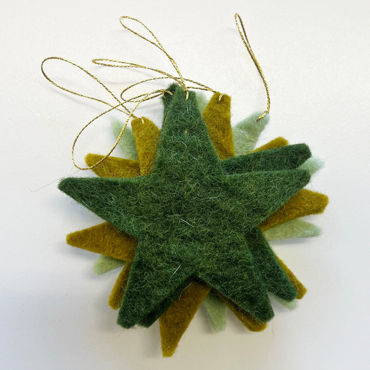 Muskhane Felt Festive Star Set - Harmony Mint | Tea Pea