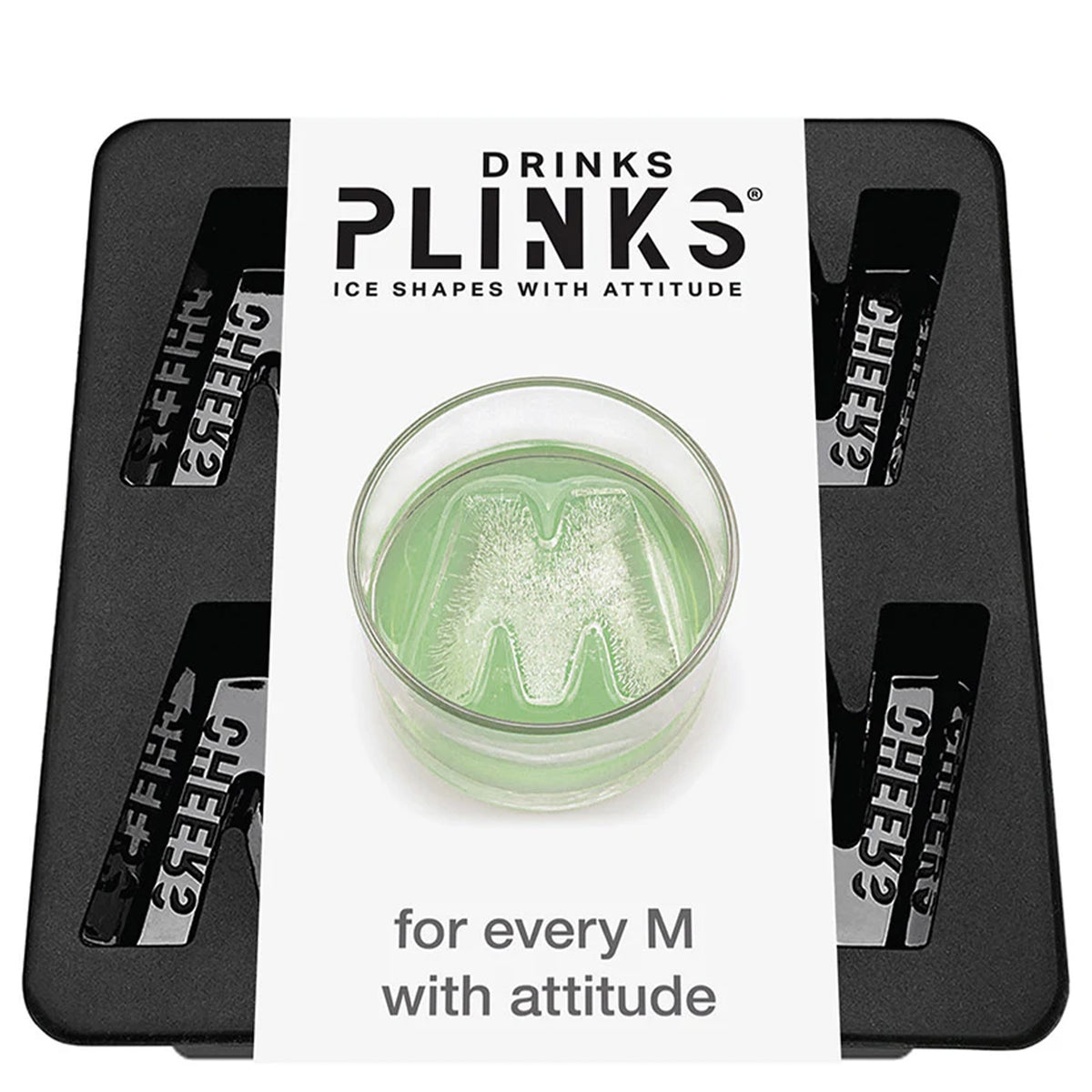 Drinks Plinks Silicone Ice / Baking Tray - M for Margarita Lovers | Tea Pea