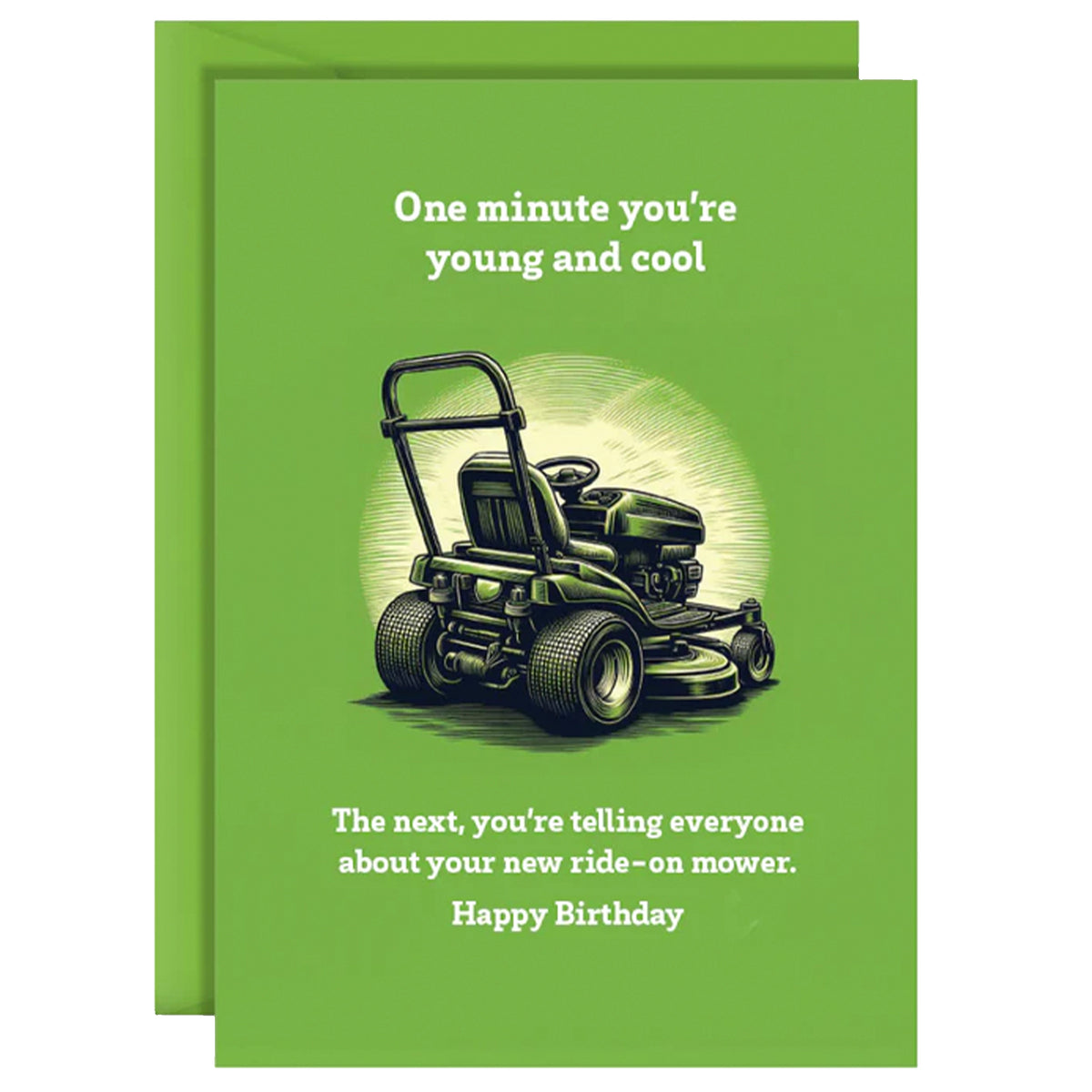 Blackwell Press Card - Ride-On Mower Birthday | Tea Pea