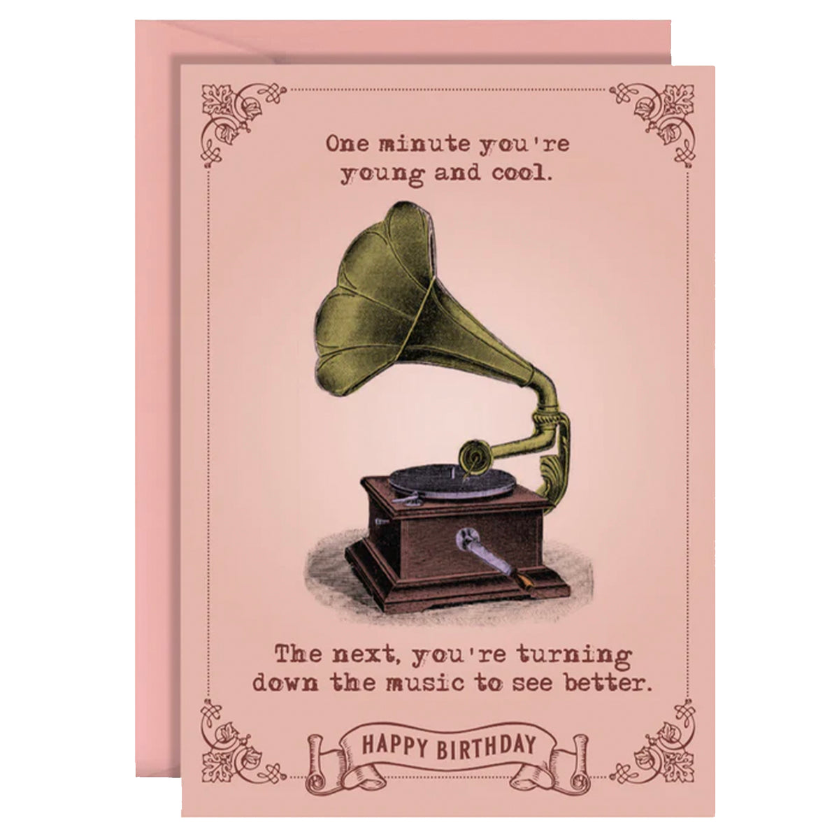 Blackwell Press Card - Turning down the Music Birthday | Tea Pea