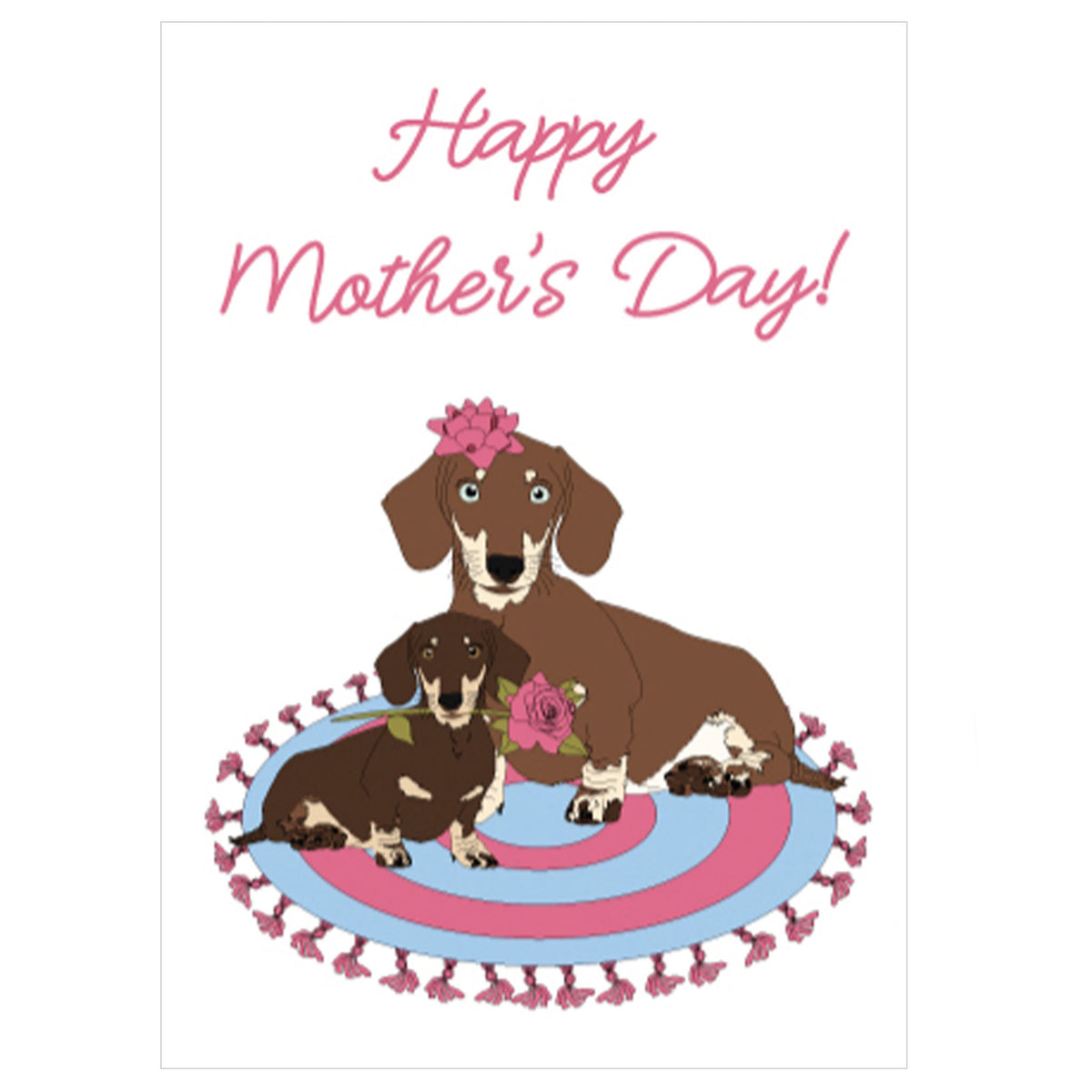 Candle Bark Card - Dachshund Duo | Tea Pea