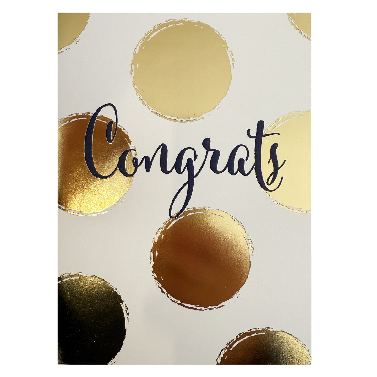 Candle Bark Card - Gold Congrats | Tea Pea