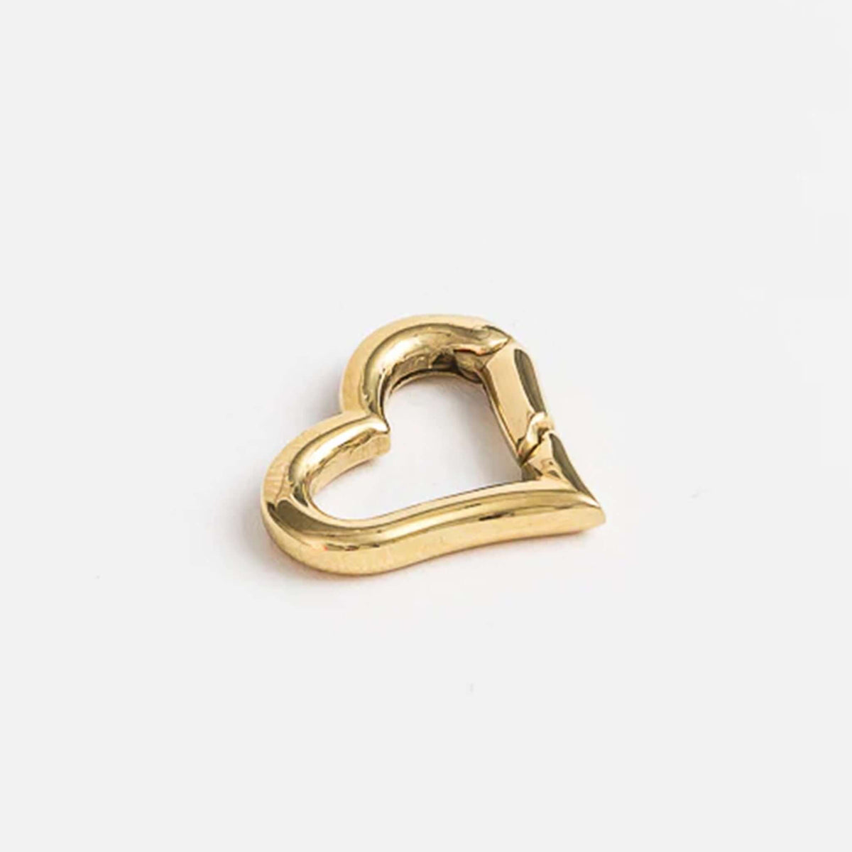 Cathy Pope Heart Clasp Small - Gold | Chic Chain Connector | Tea Pea