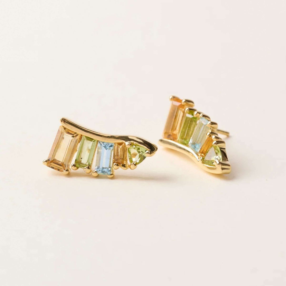 Cathy Pope Zesty Gold Earrings | Tea Pea