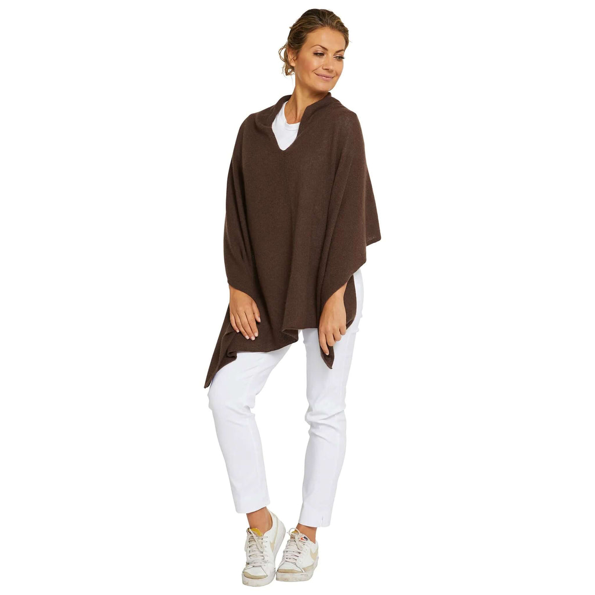 Classic Cashmere Topper - Mocha | Tea Pea