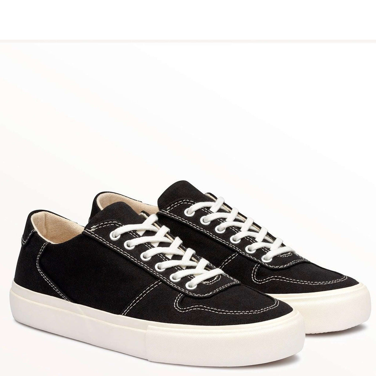 Collective Canvas Bal Shoes - Black & White | Tea Pea