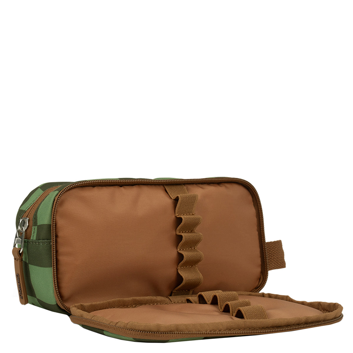 Crywolf Fable Pencil Case - Green Check | Tea Pea