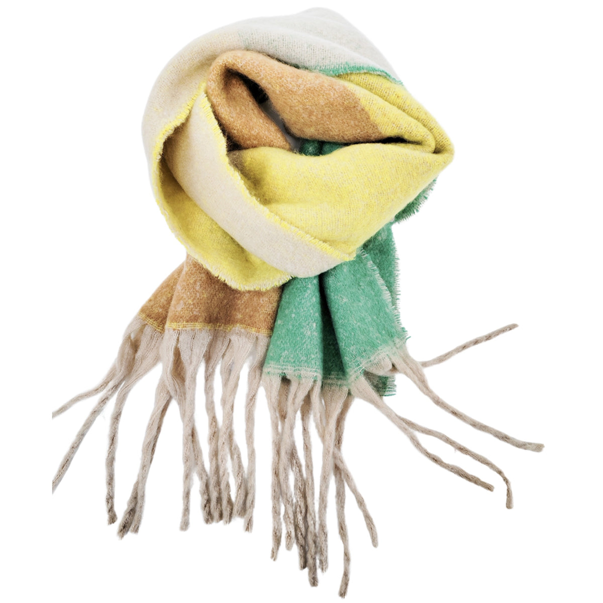 Geo Scarf - Green | Tea Pea