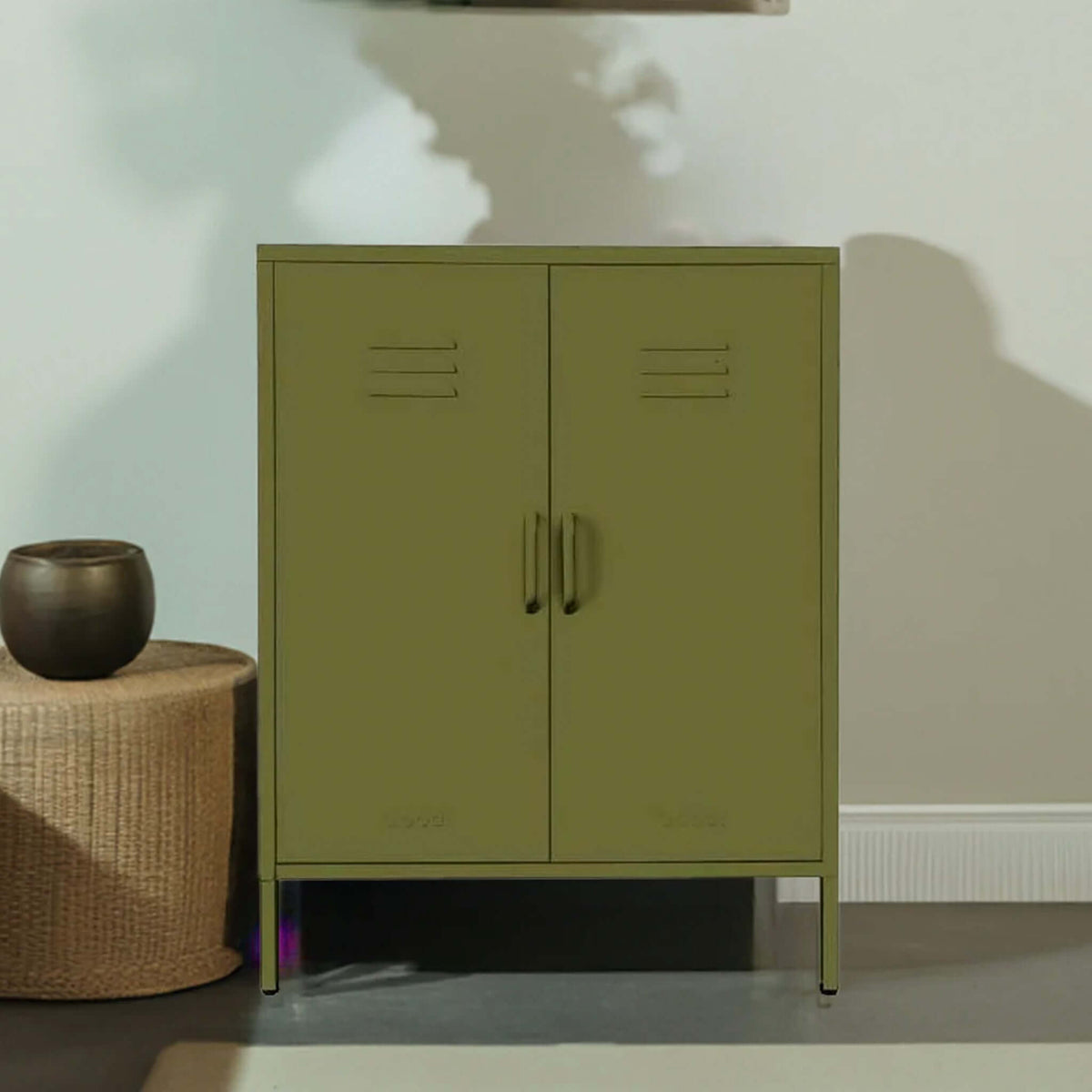 Good. Edna Contemporary Metal Locker | Chic Steel Storage | Tea Pea