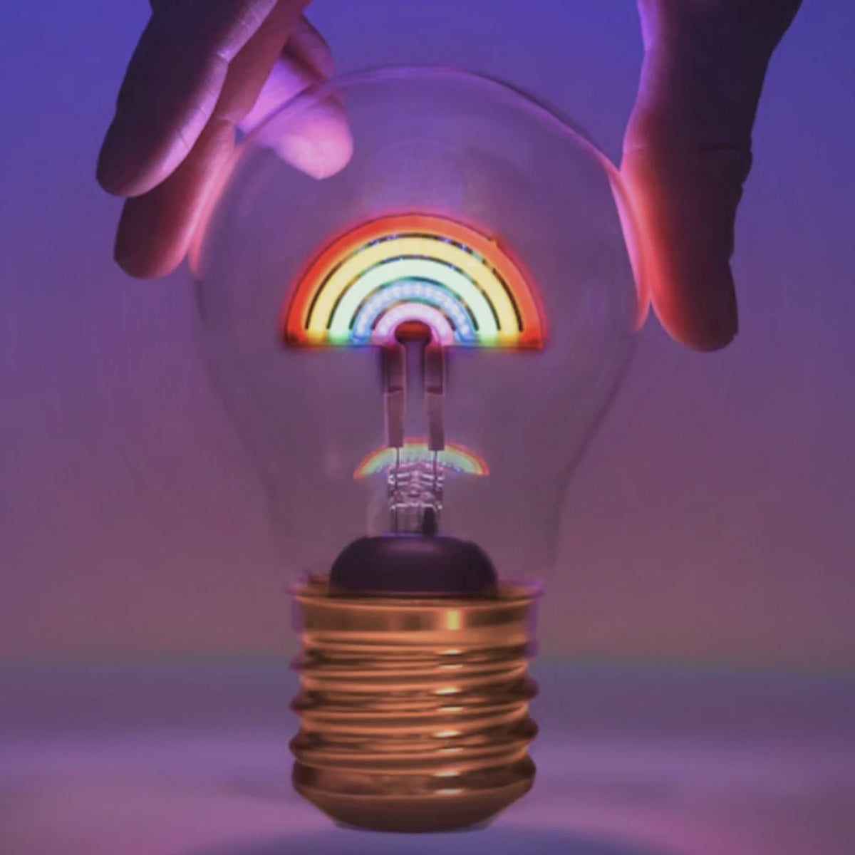 Lightbulb Rechargeable LED Bulb Lamp - Rainbow | Tea Pea