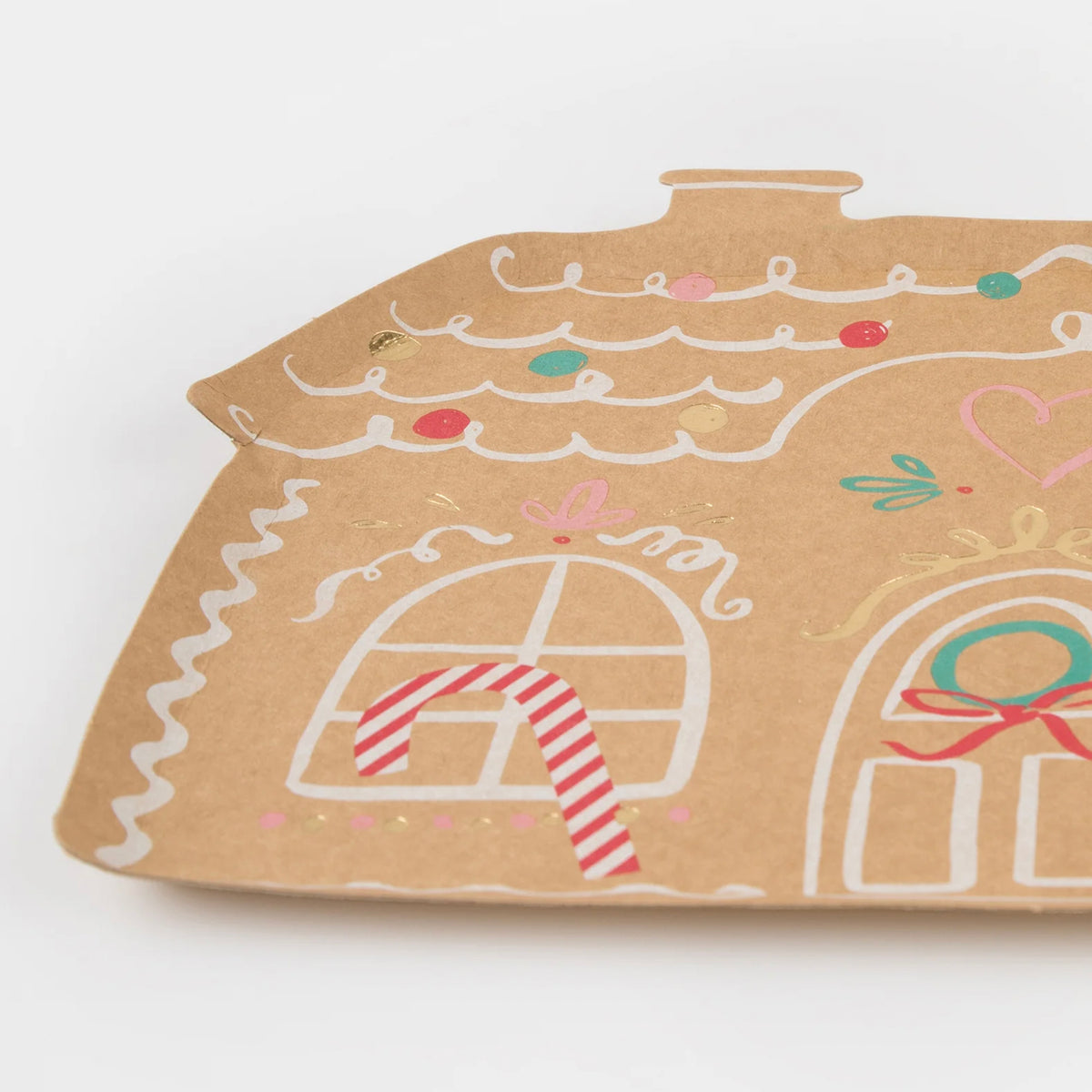 Meri Meri Paper Plate Set - Gingerbread House | Tea Pea