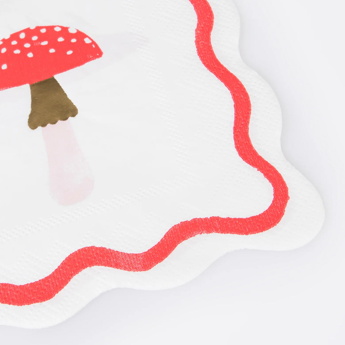 Meri Meri Small Paper Napkin Set of 16 - Merry Mushroom | Tea Pea