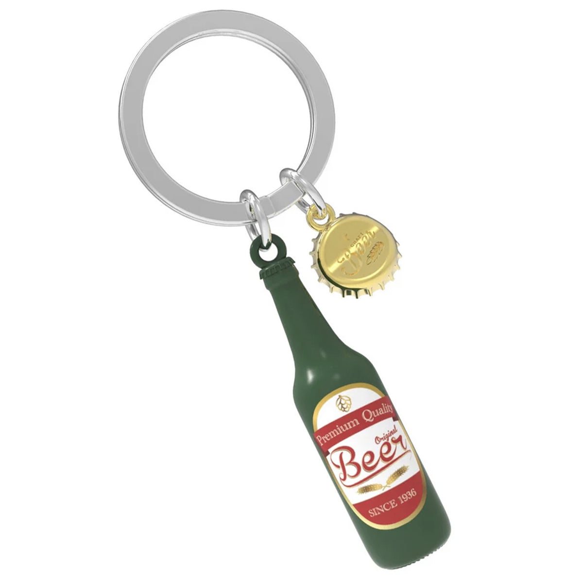 Meta[l]morphose Keychain - Beer Bottle | Tea Pea