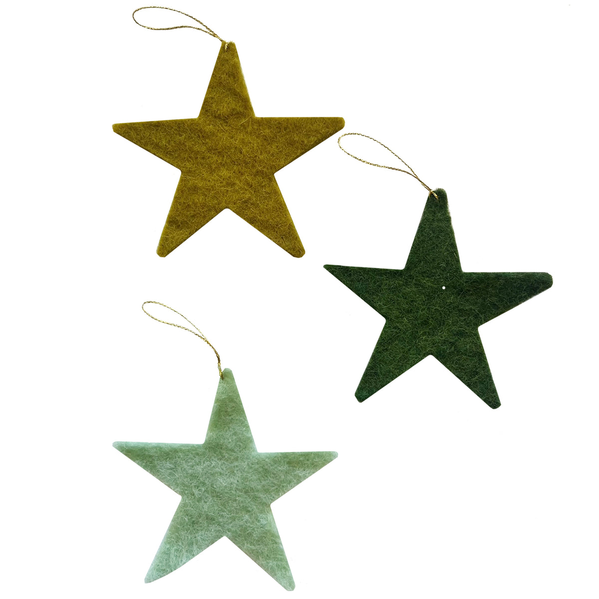 Muskhane Felt Festive Star Set - Harmony Mint | Tea Pea
