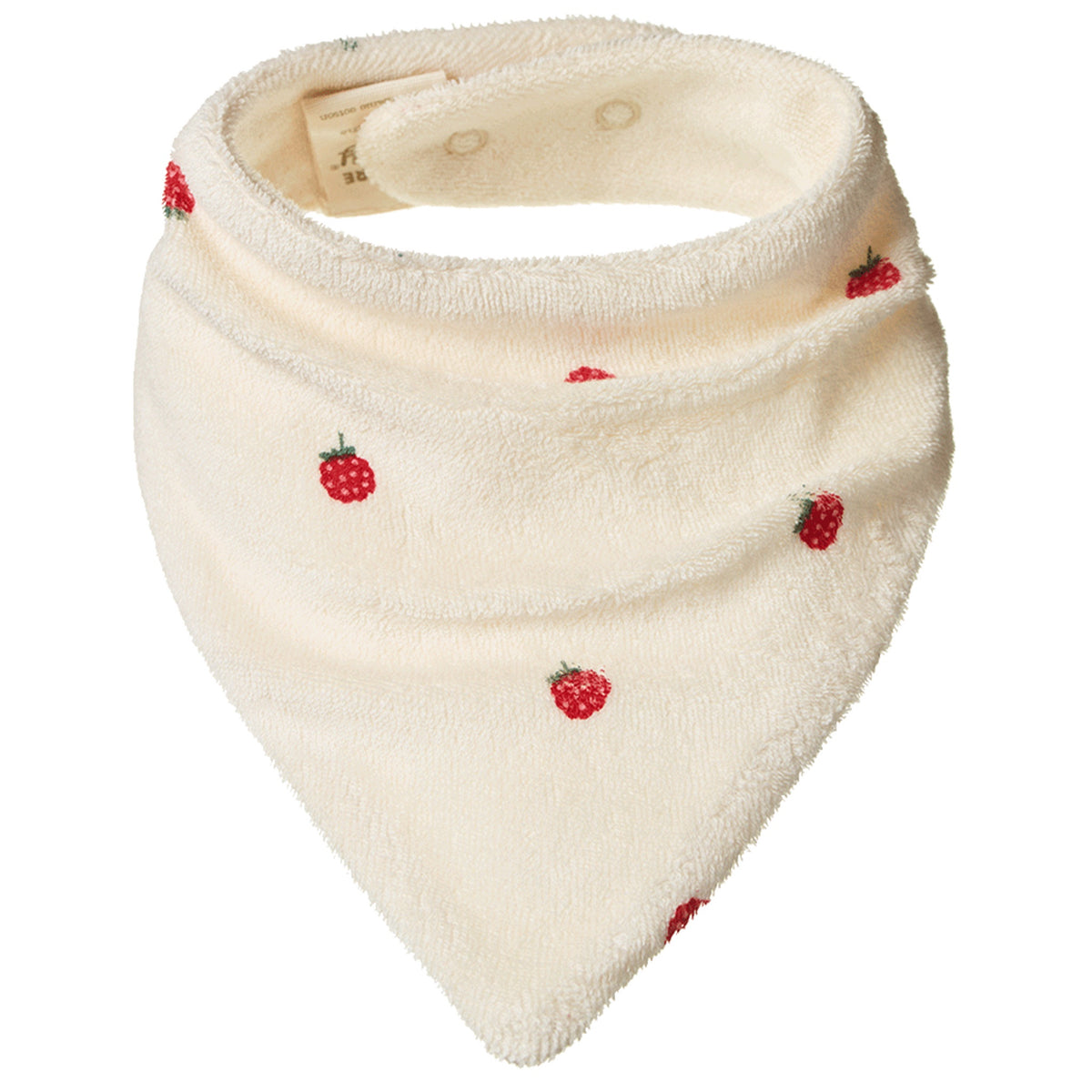 Nature Baby Organic Cotton Triangle Bib - Raspberry | Tea Pea