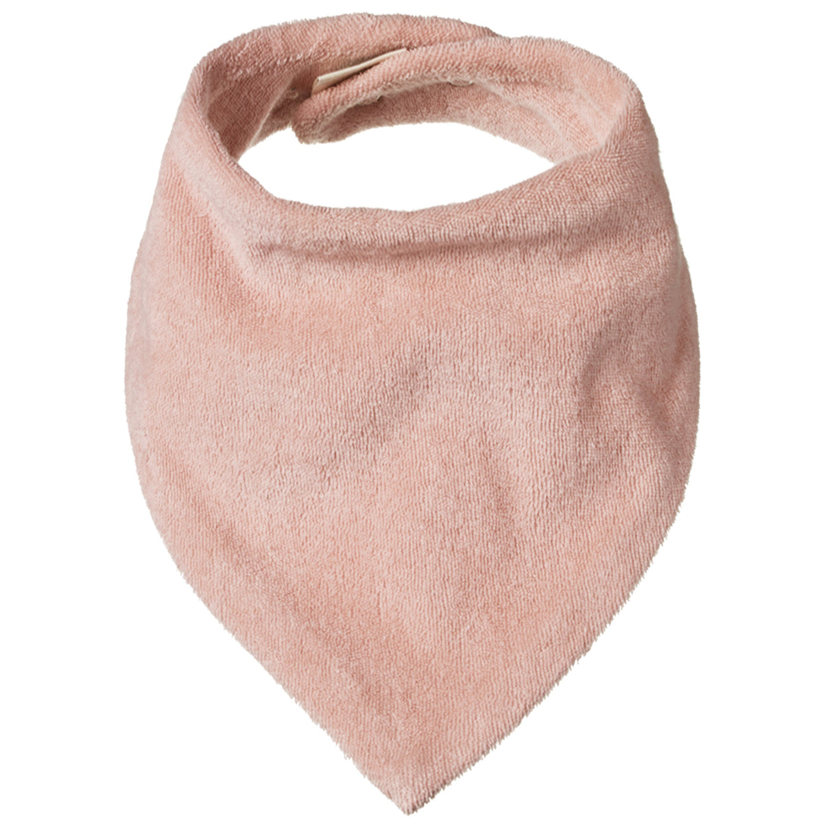 Nature Baby Organic Cotton Triangle Bib - Rose Bud | Tea Pea