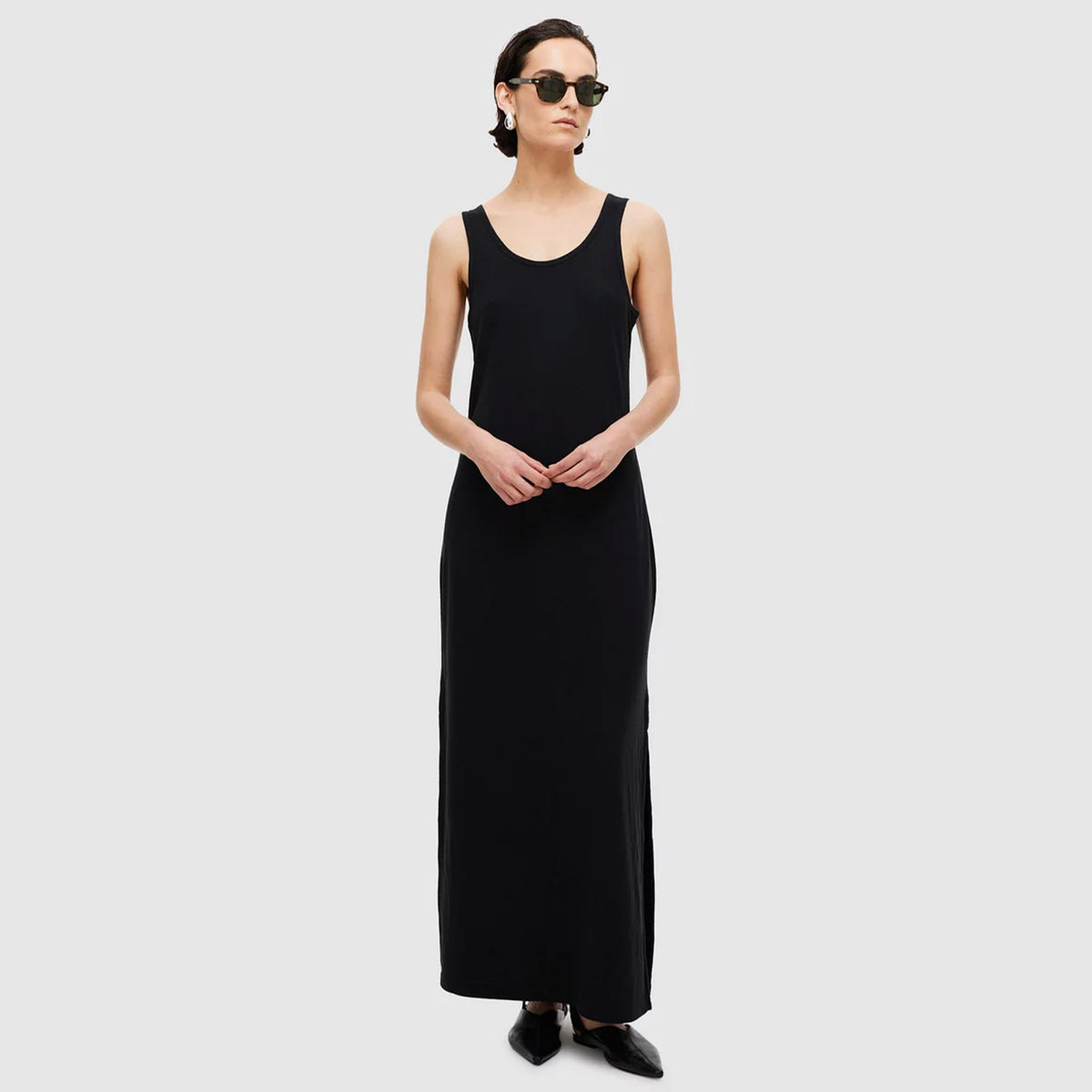 Neuw Juno Tank Dress - Black | Tea Pea