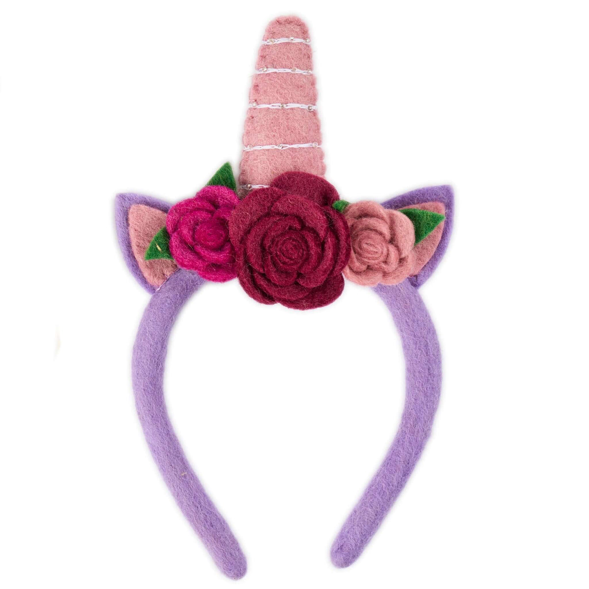 Pashom Nepal Felt Unicorn Headband | Handmade Easter | Tea Pea