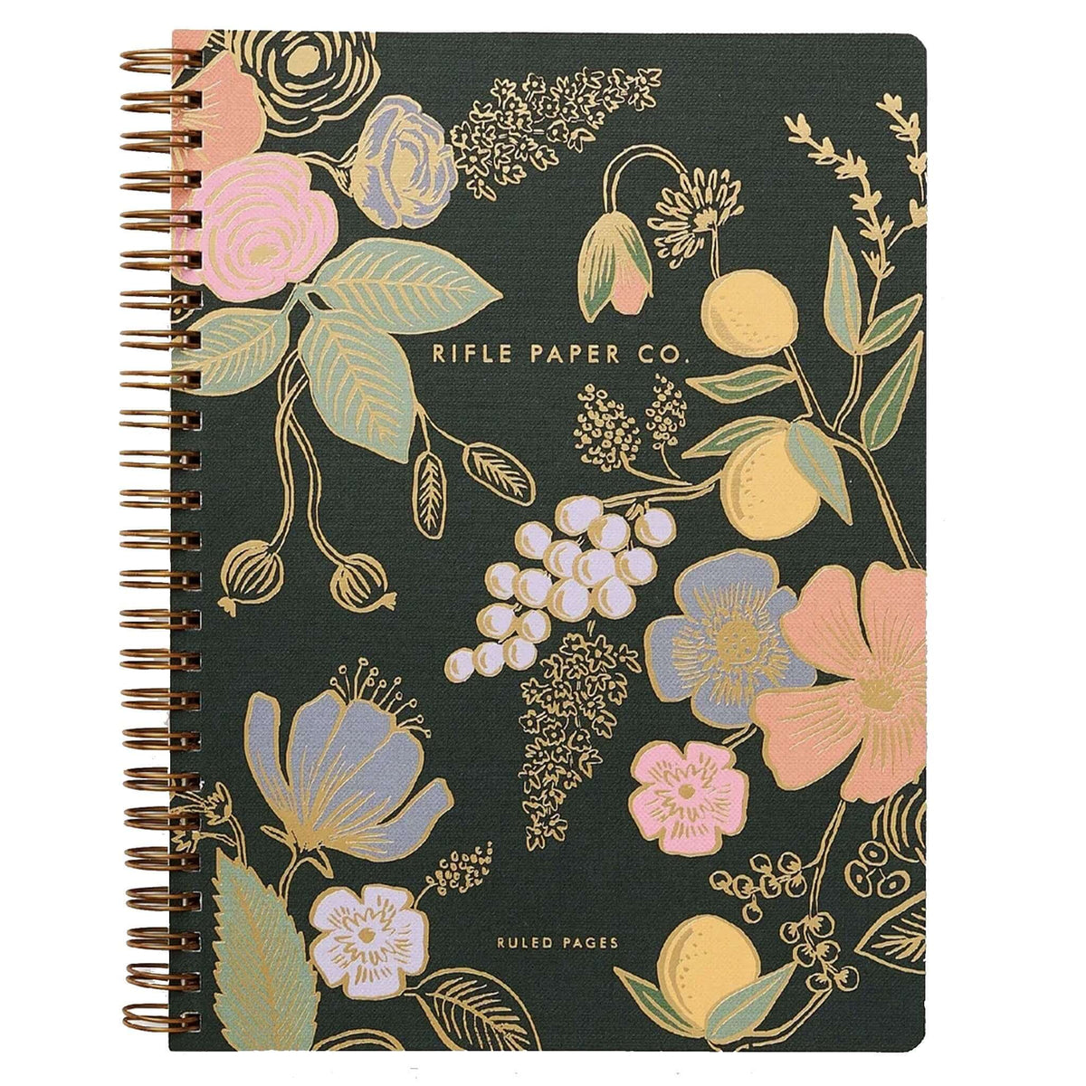 Rifle Paper US Spiral Notebook - Colette | Softcover | Tea Pea