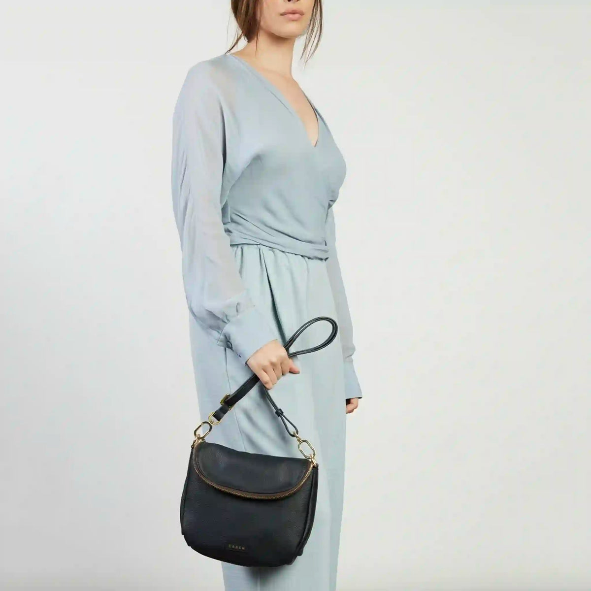 Saben Fifi Crossbody Bag - Black | Tea Pea