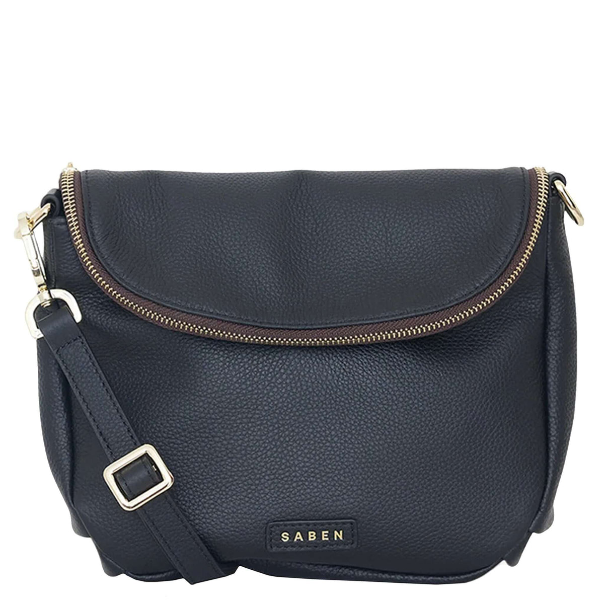 Saben Fifi Crossbody Bag - Black | Tea Pea