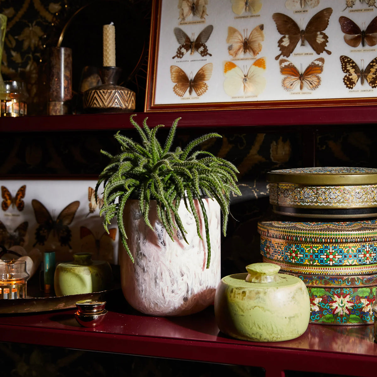 Sage x Clare Resin Amisha Vase - Posy | Tea Pea