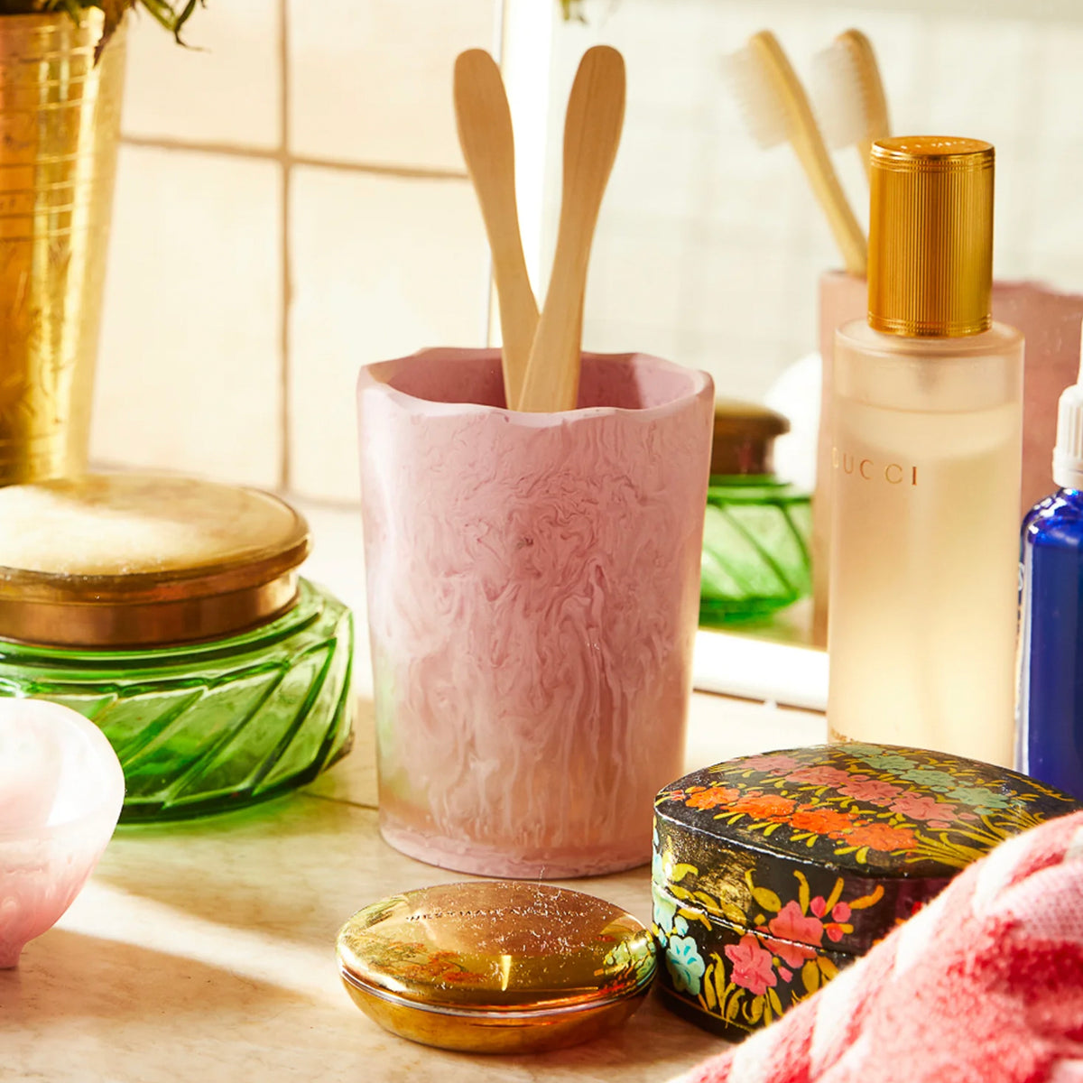 Sage x Clare Resin Earl Drinking Vessel - Posy | Tea Pea