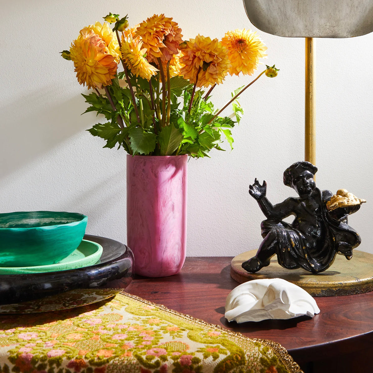 Sage x Clare Resin Sloane Bowl - Forest | Tea Pea