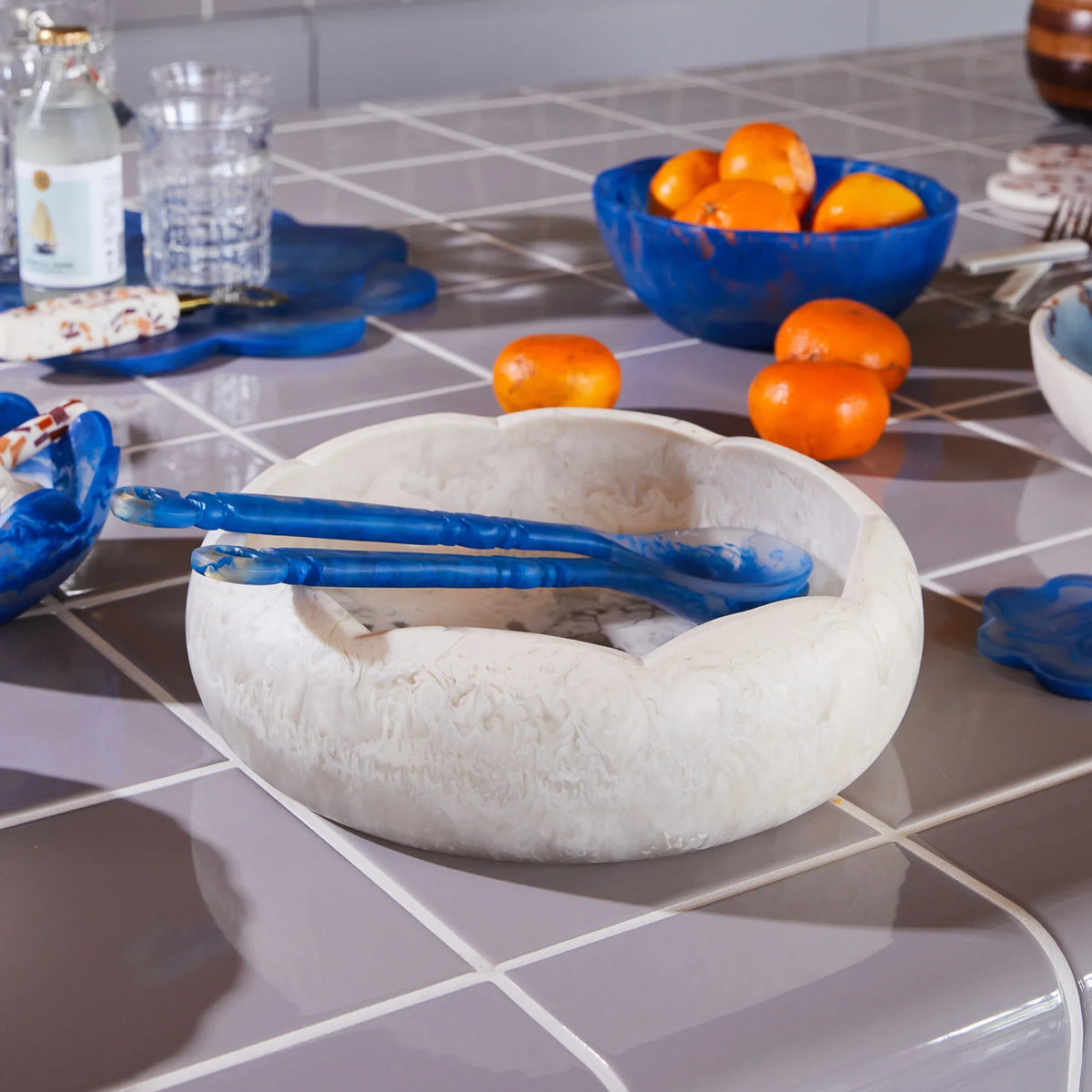 Sage x Clare Resin Kabrina Bowl - Crema | Tea Pea