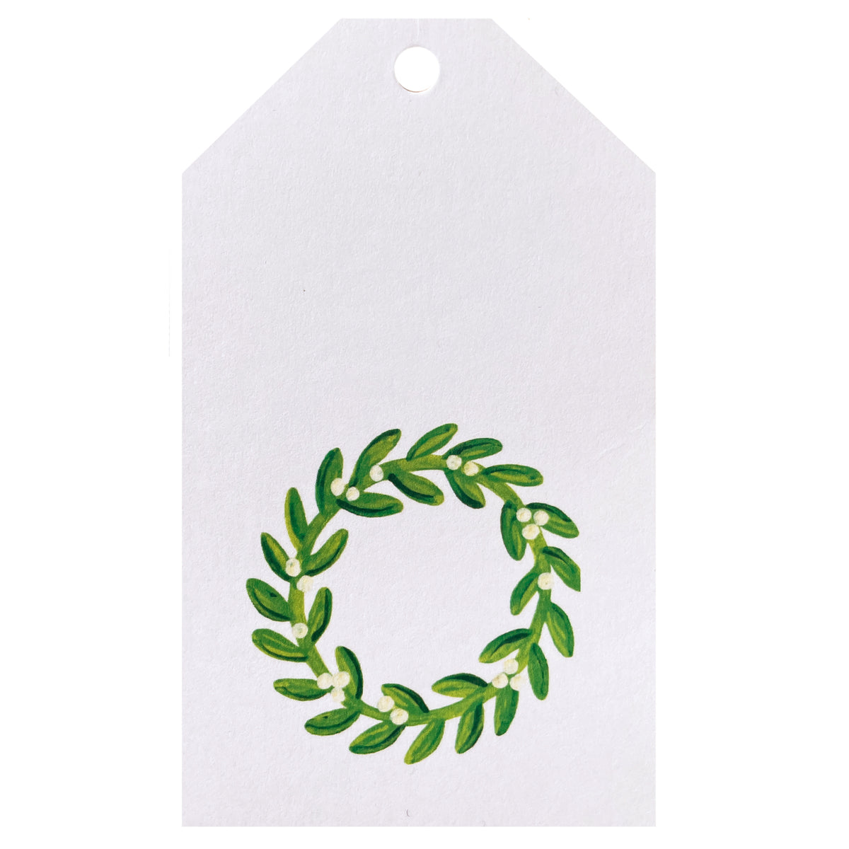 Tea Pea Christmas Gift Tag - Wreath | Tea Pea
