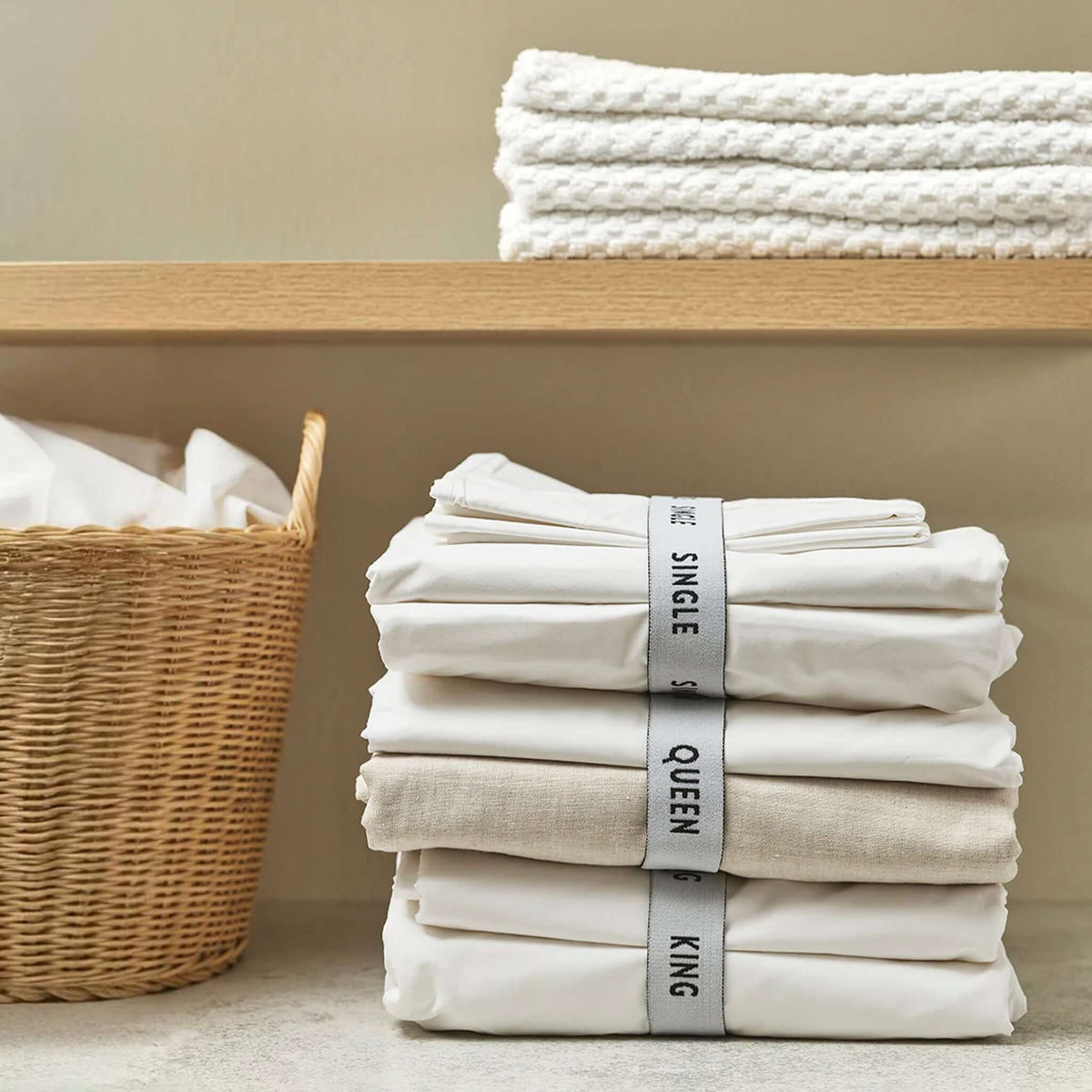 Thread Design Bed Sheet Bands - 2 Pack | Linen Organiser | Tea Pea
